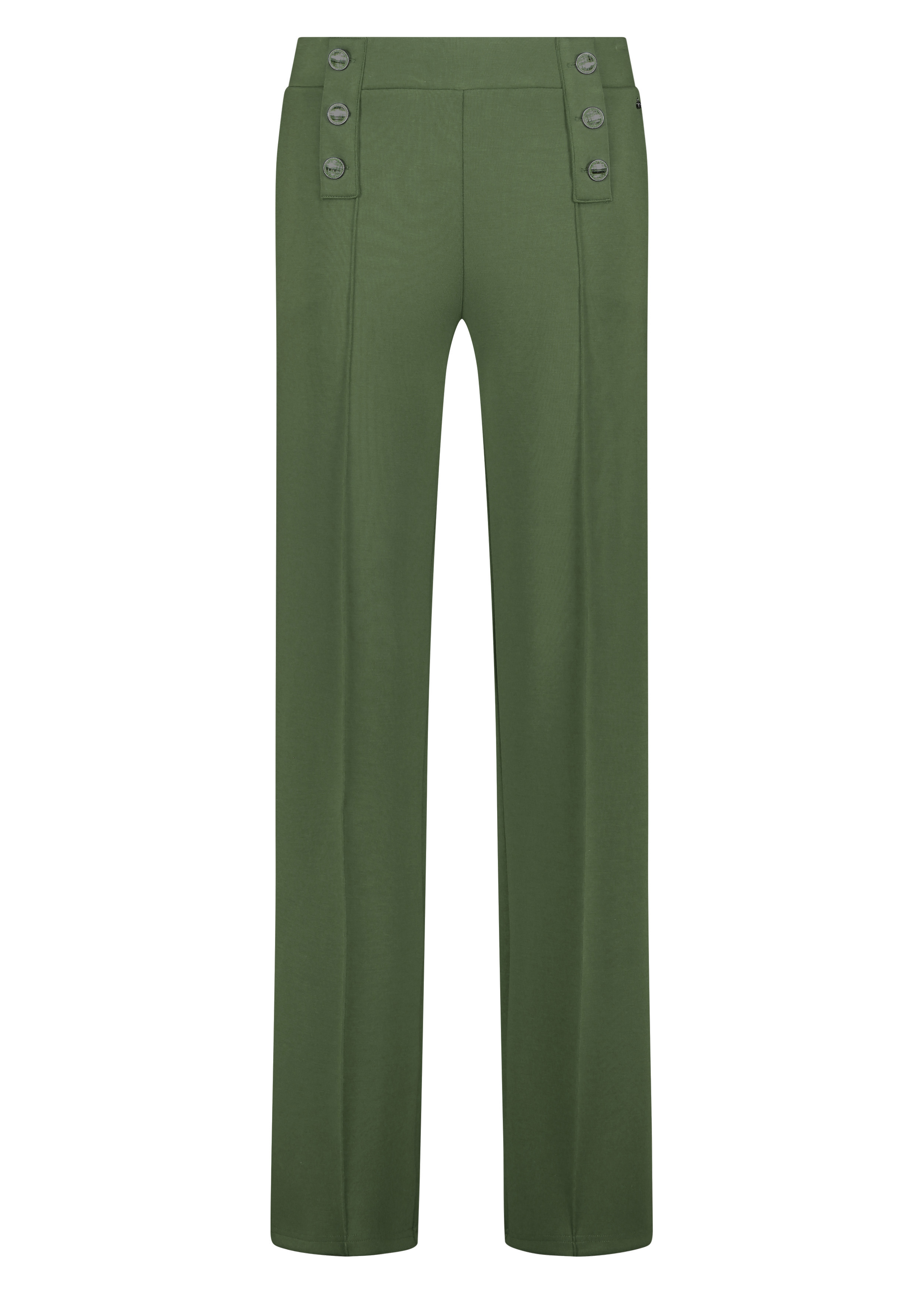 Pants Wide Leg Sailor Details | 006200 - Olive | L | 59107